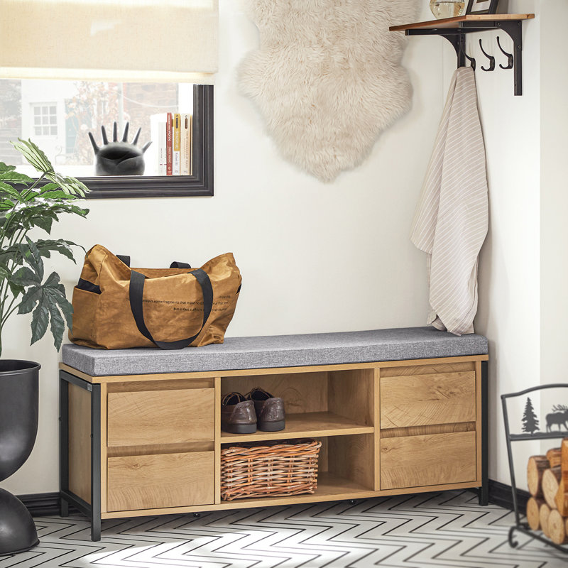 Tyshai Fabric Upholstered Storage Bench